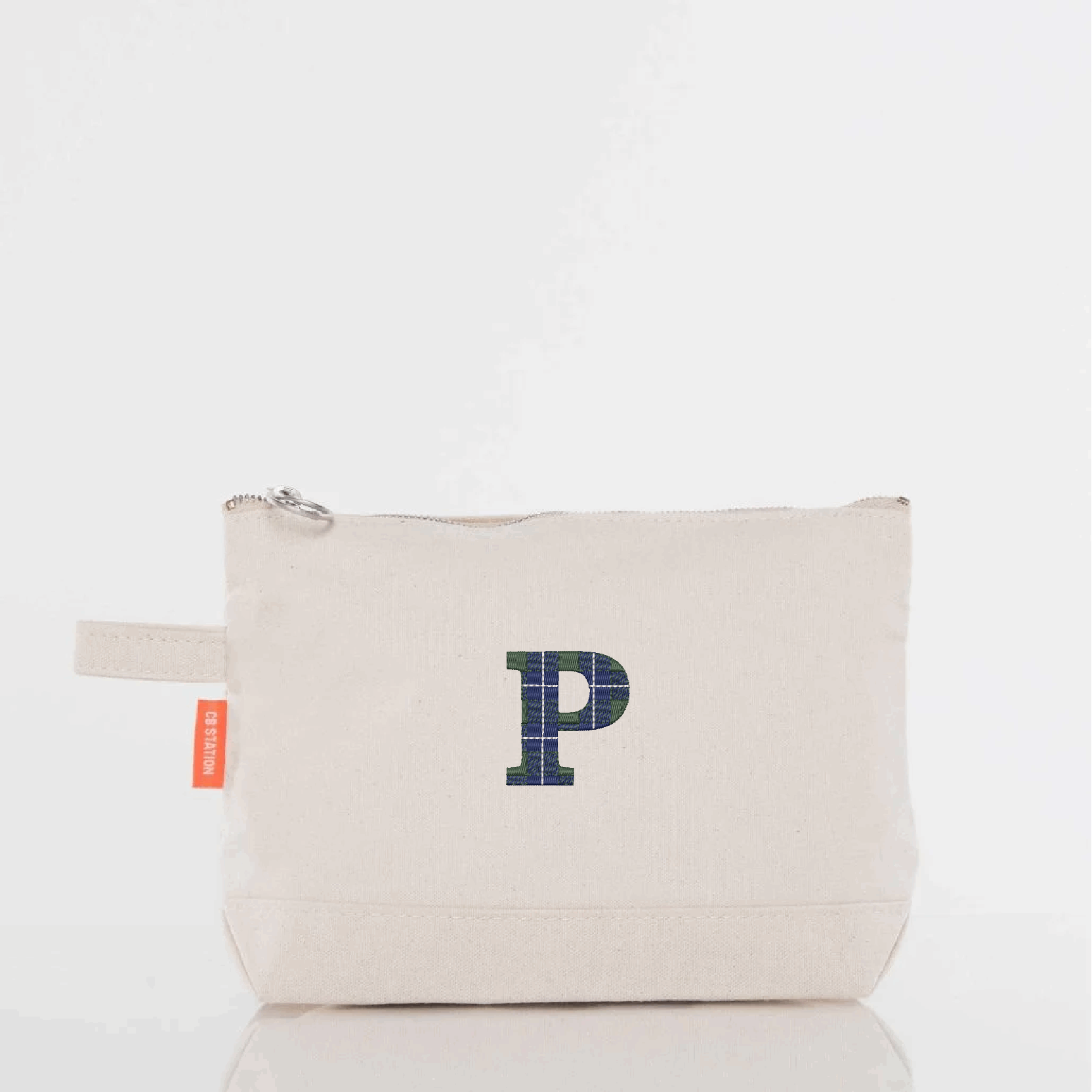 Canvas Zipper Initial Pouch – Casa Nuccia